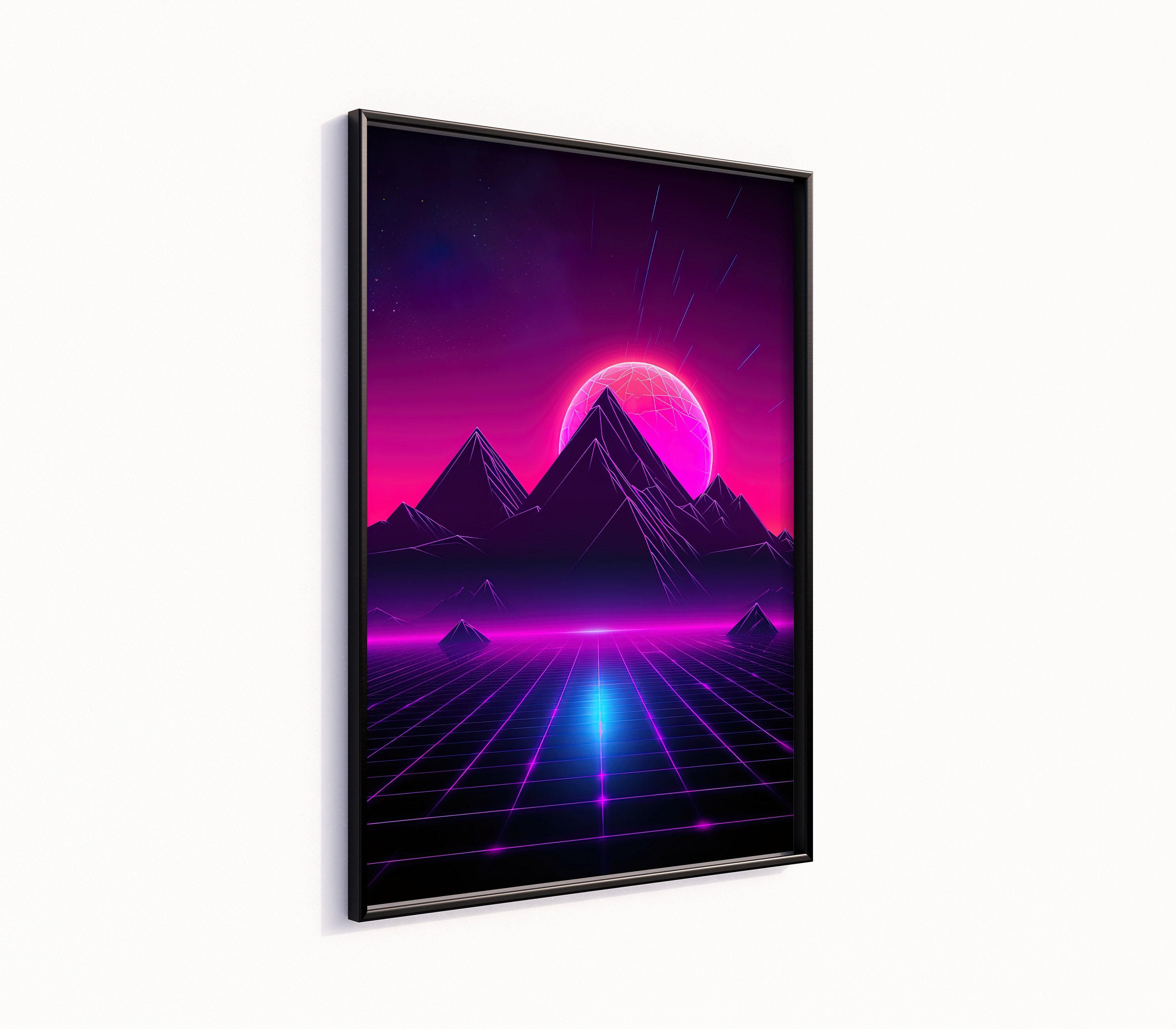 Synthwave Poster | Vaporwave Poster | 80s Nostalgia Retrowave Wall Art ...