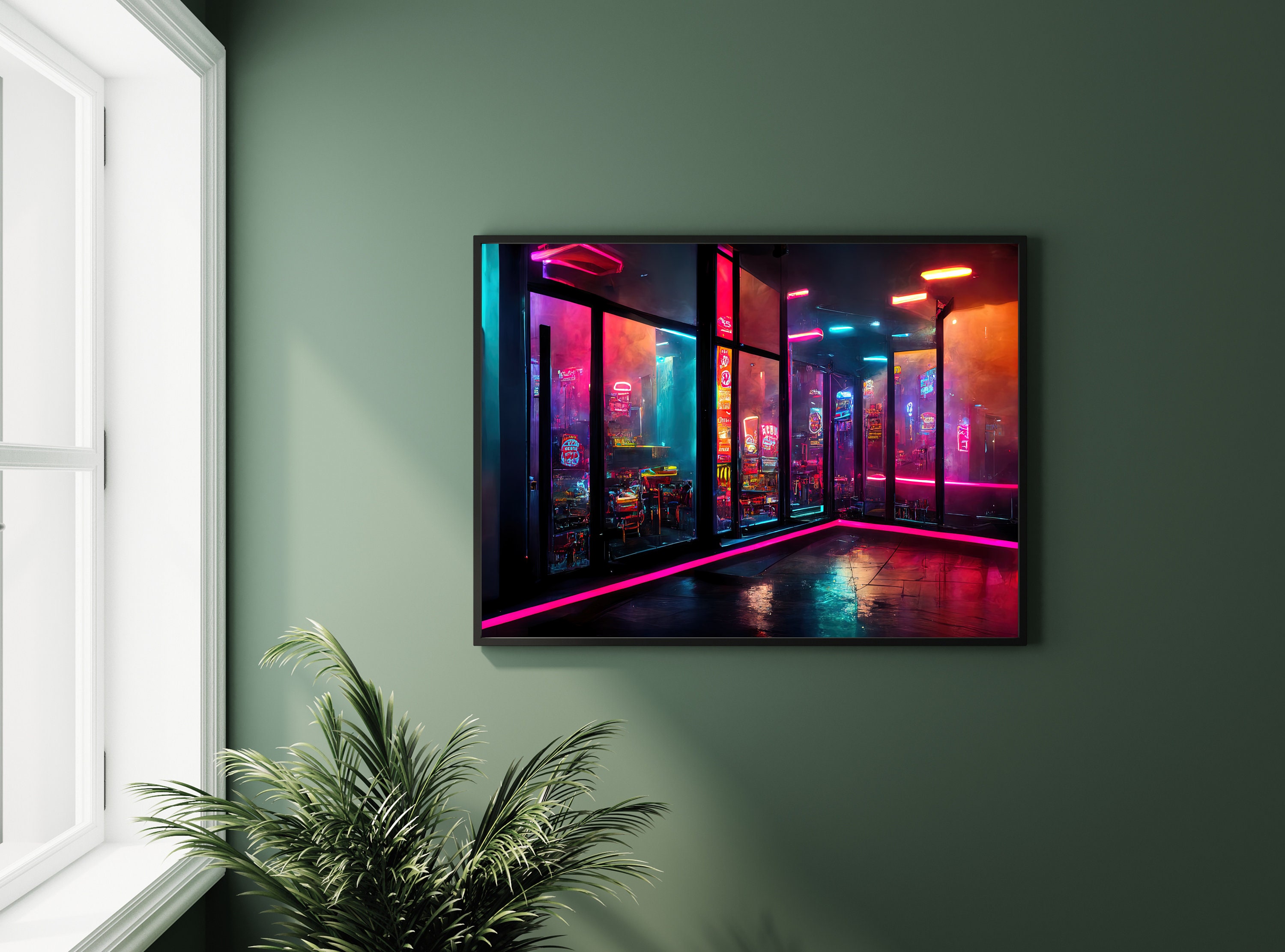 Vaporwave Poster Synthwave Decor 80s Nostalgia Gift for - Etsy