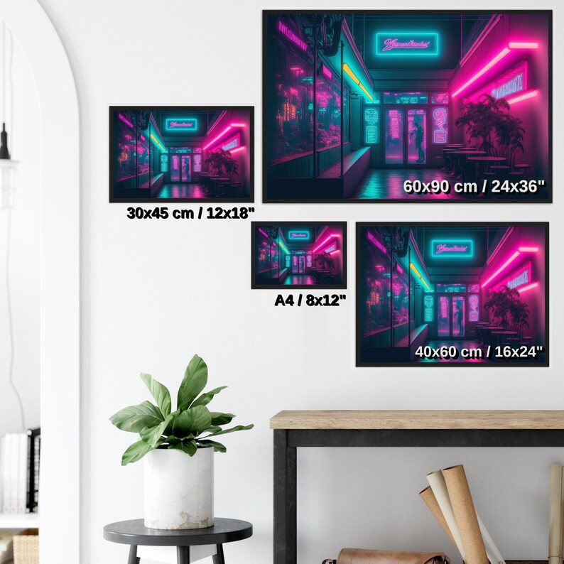 Vaporwave Poster Synthwave Poster Decor 80s Nostalgia - Etsy