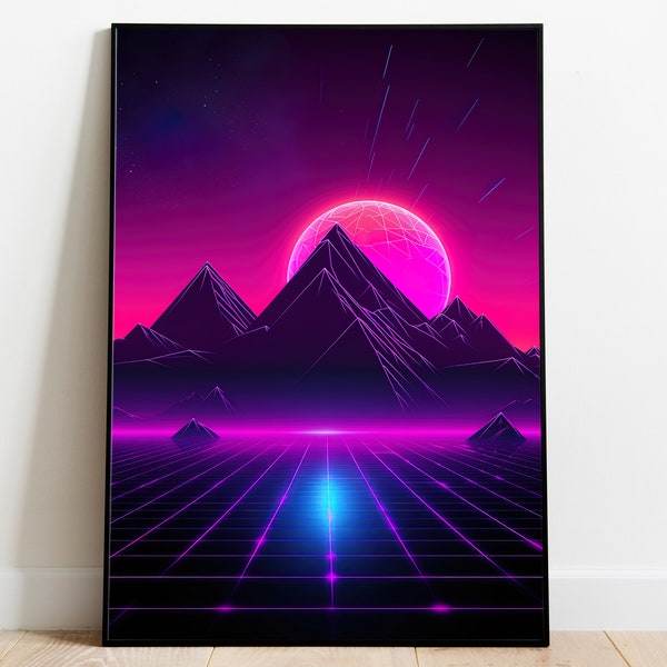 Vaporwave Poster - Etsy