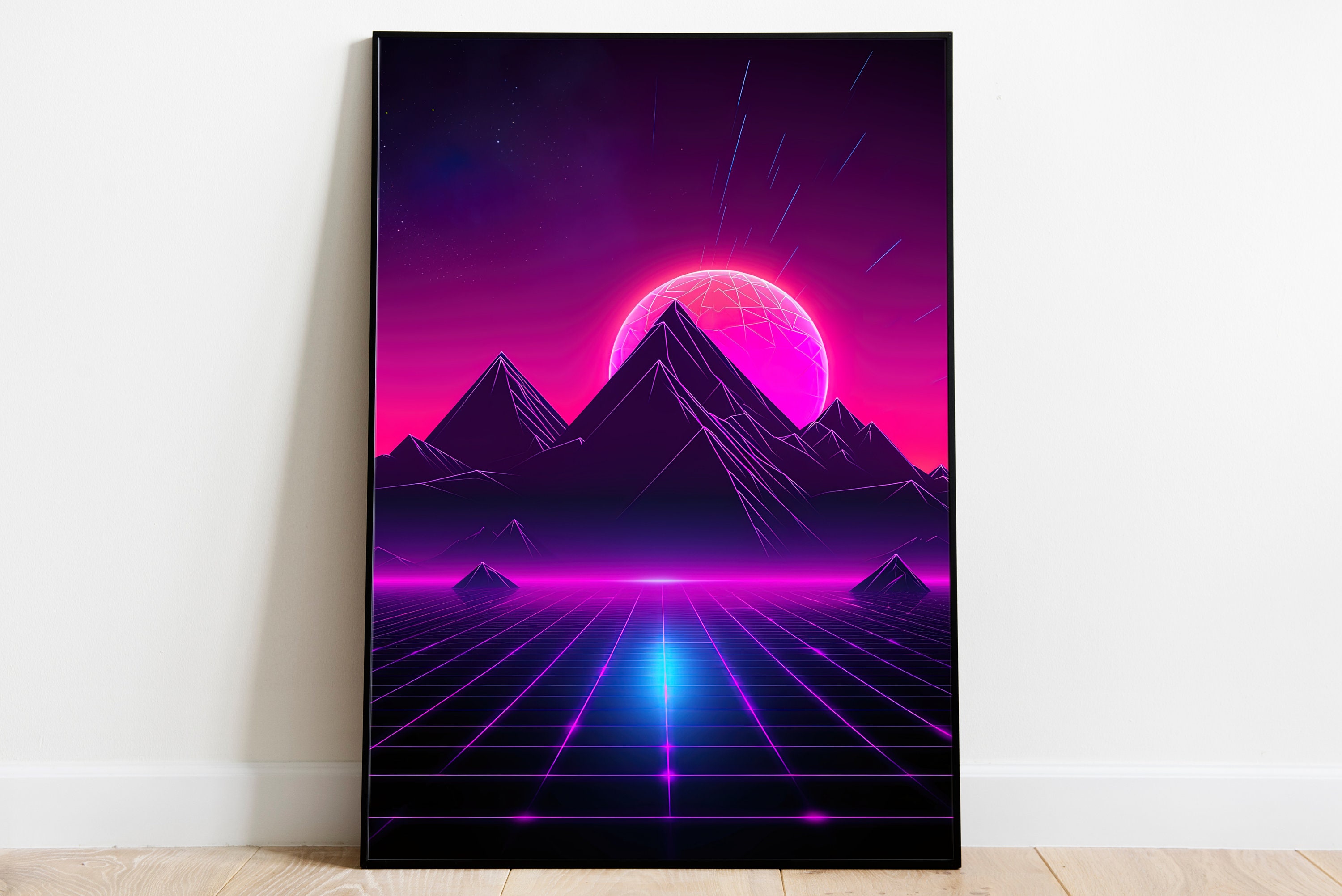 Synthwave Poster | Vaporwave Poster | 80s Nostalgia Retrowave Wall Art ...
