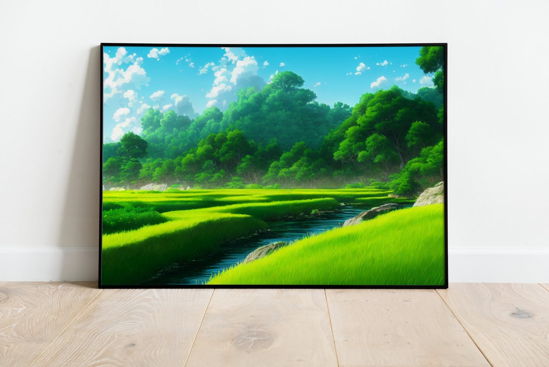 Lofi Poster Lo Fi Canvas Anime Poster 24x36 Large Nature Anime ...