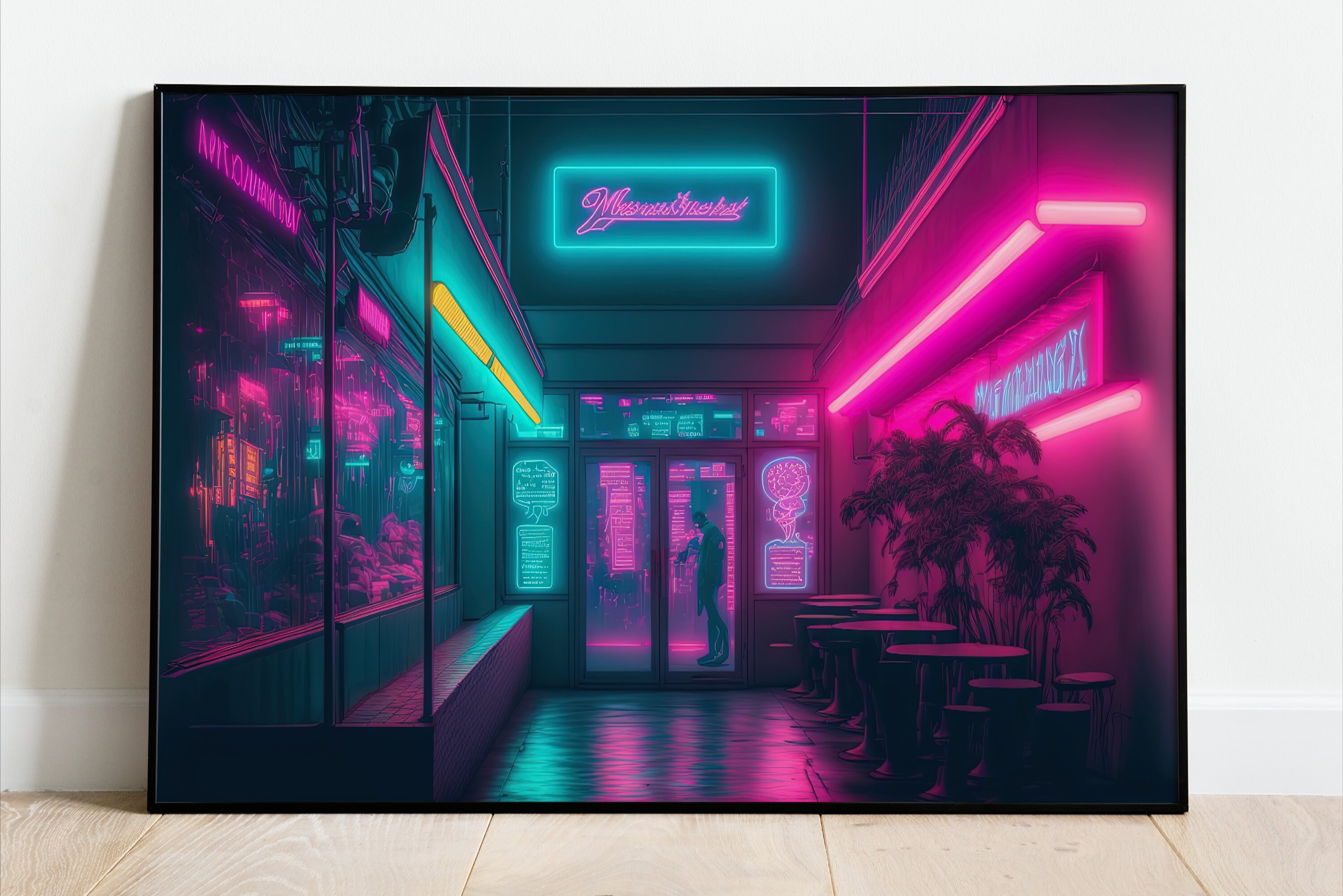 Vaporwave Poster Synthwave Poster Decor 80s Nostalgia - Etsy