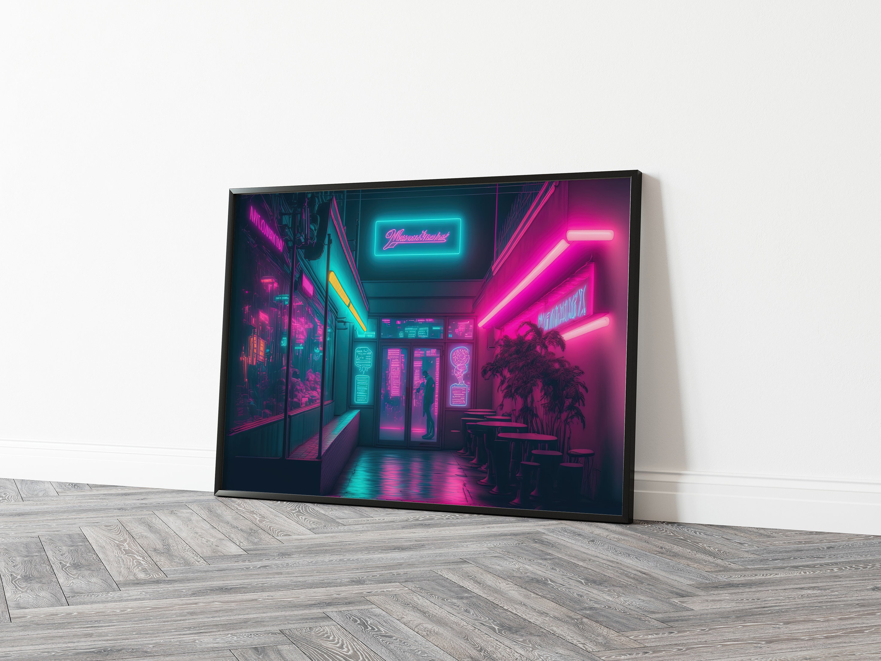 Vaporwave Poster Synthwave Poster Decor 80s Nostalgia - Etsy