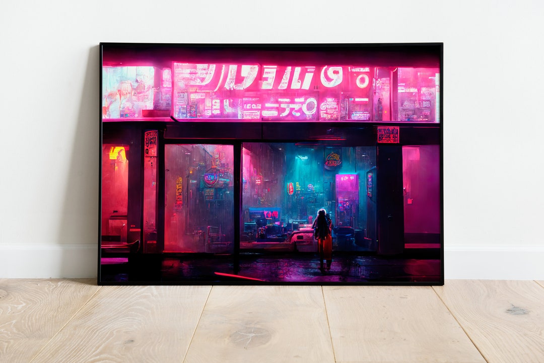 Vaporwave Poster Synthwave Wall Art 80s Nostalgia Futuristic Retrowave ...