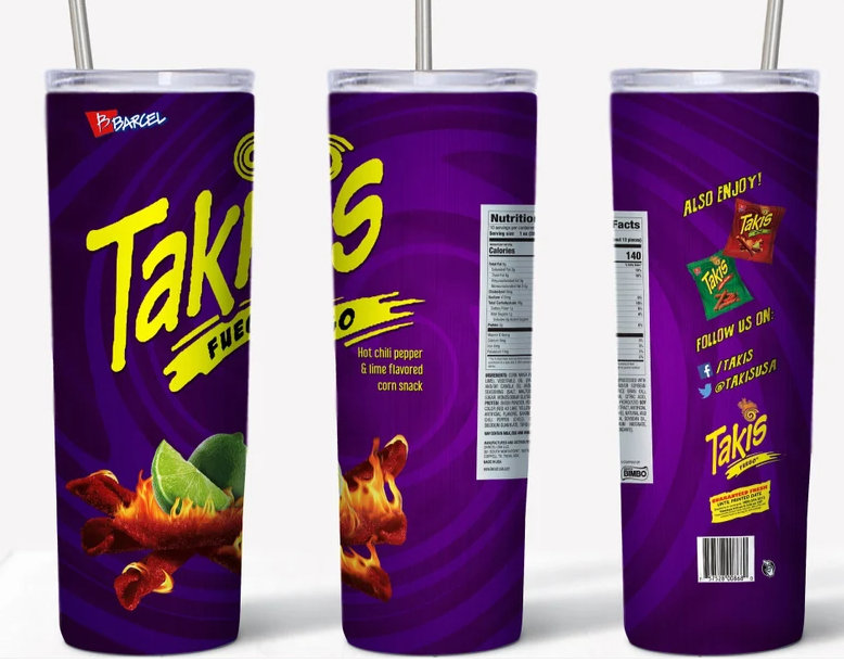 Chips Purple Bag Takis Tumbler Wrap Download - Etsy