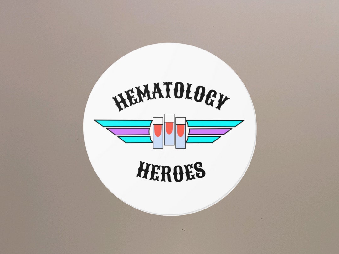 Lab Tech Sticker Hematology Heroes Sticker Lab Tech Gift - Etsy