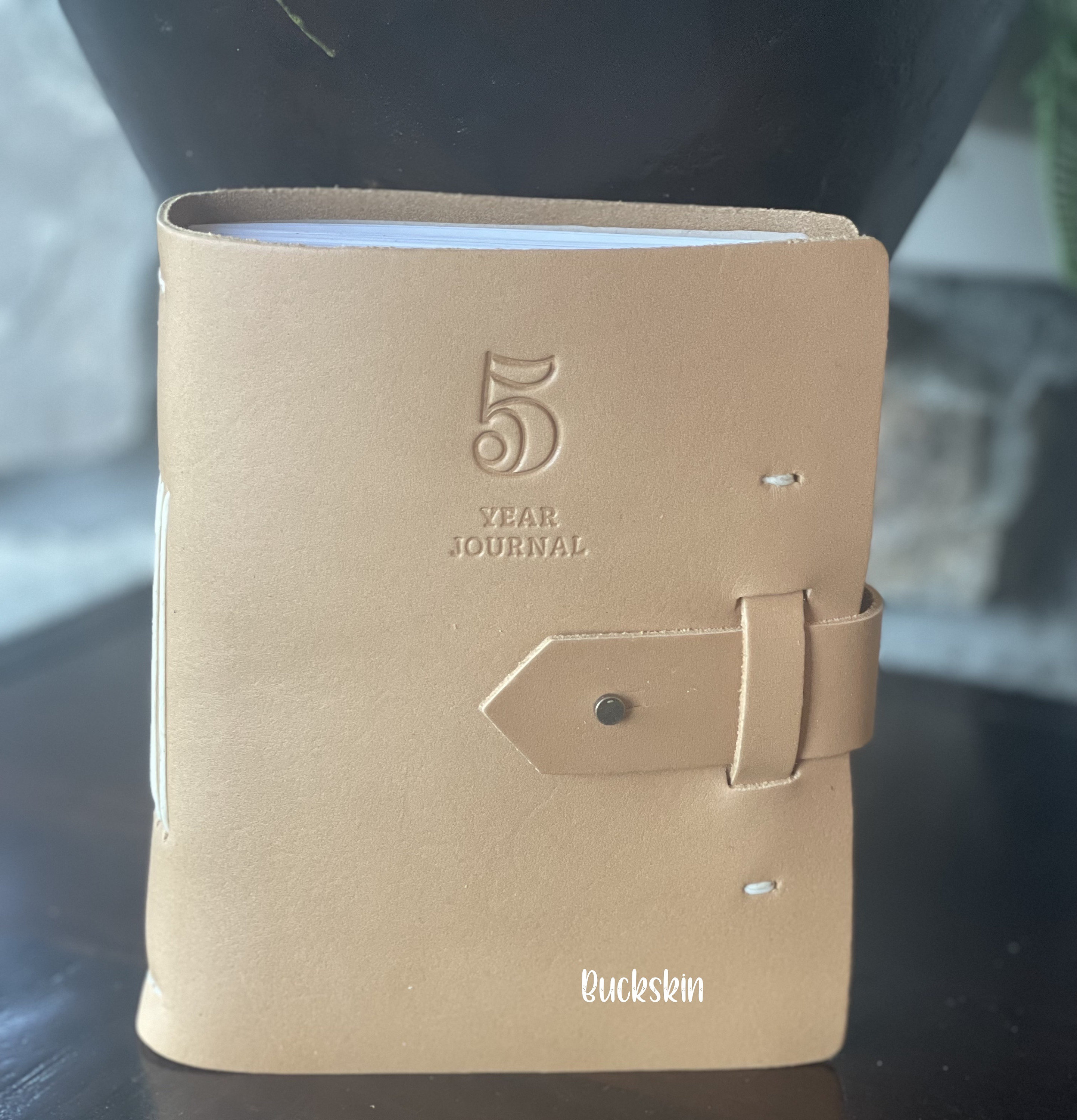 3 NEW COLORS ADDED Five Year Journal Real Leather From Rustico - Etsy