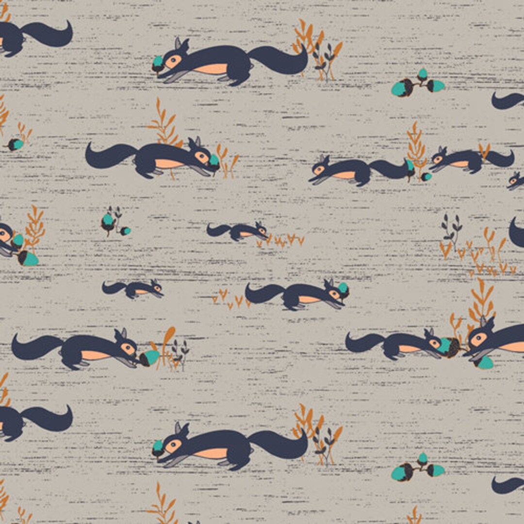 Squirrels at Play From Little Forester Fusion Designed by Art Gallery ...
