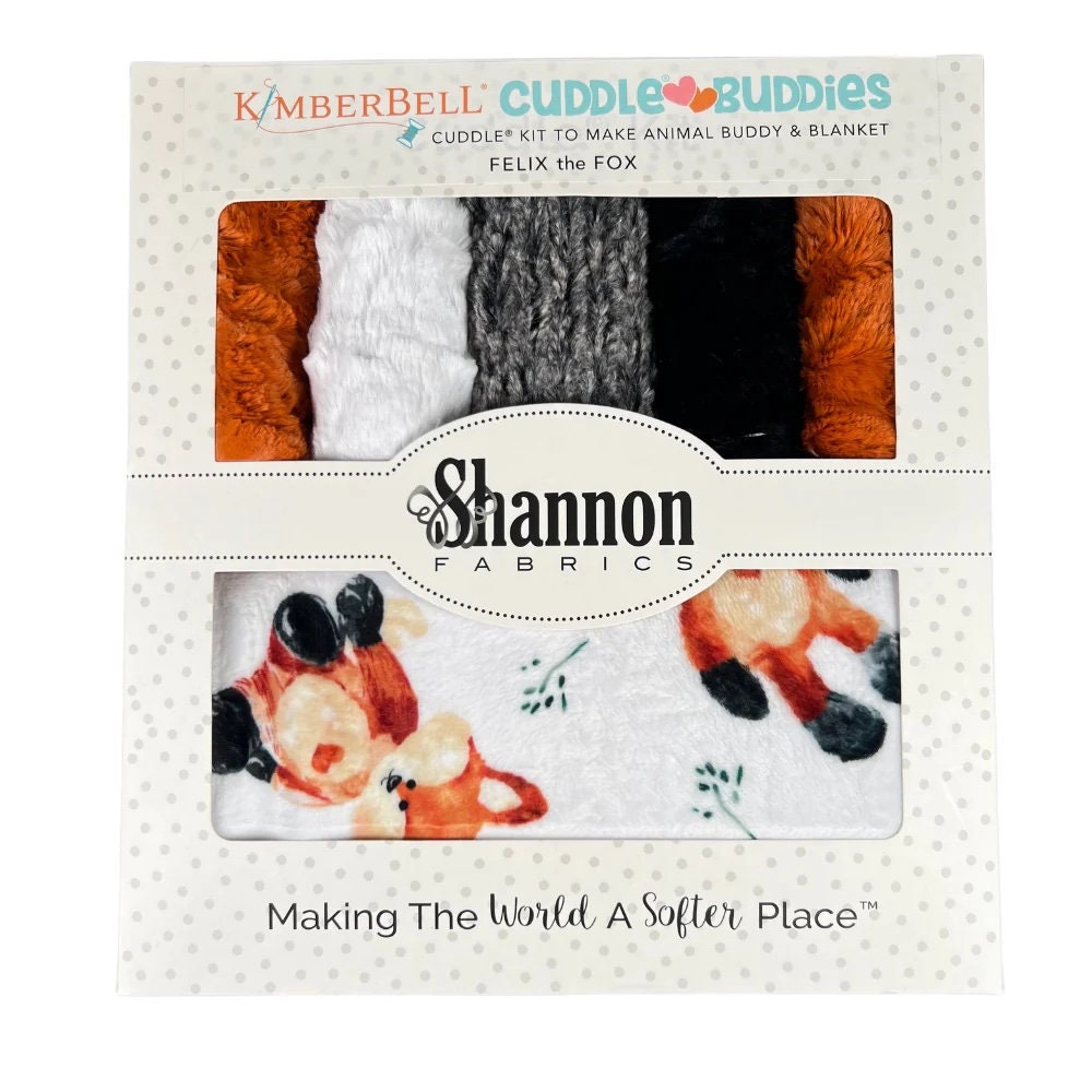 Felix the Fox Cuddle Buddies Cuddle Kit From Shannon Fabrics - Etsy