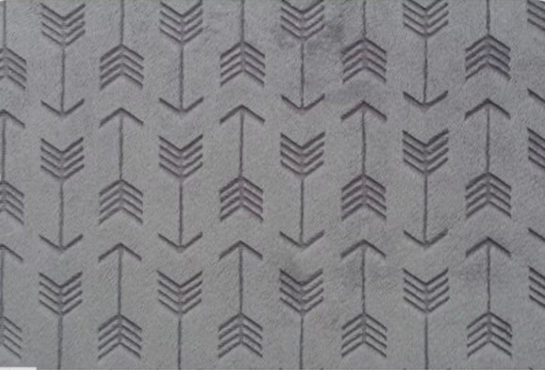 Embossed Arrow Cuddle Graphite Color by Shannon Fabrics GREAT for ...