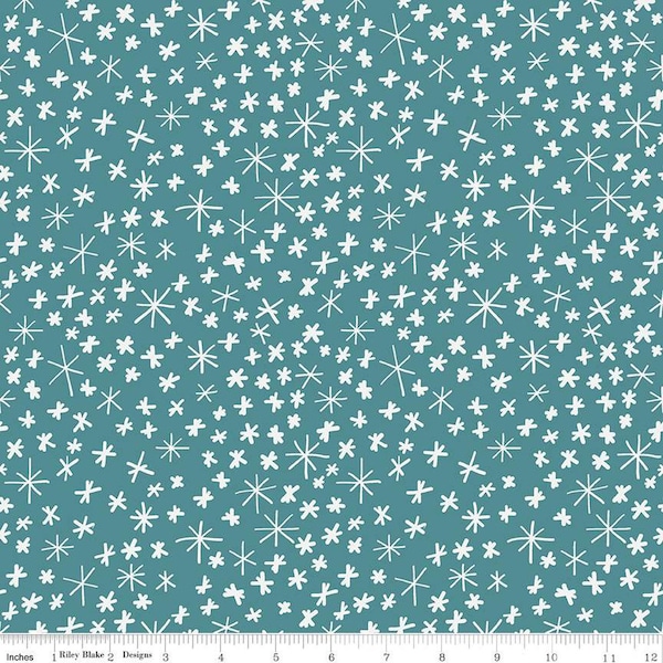 Designer Flannel Stars Denim From Riley Blake Fabrics - Etsy