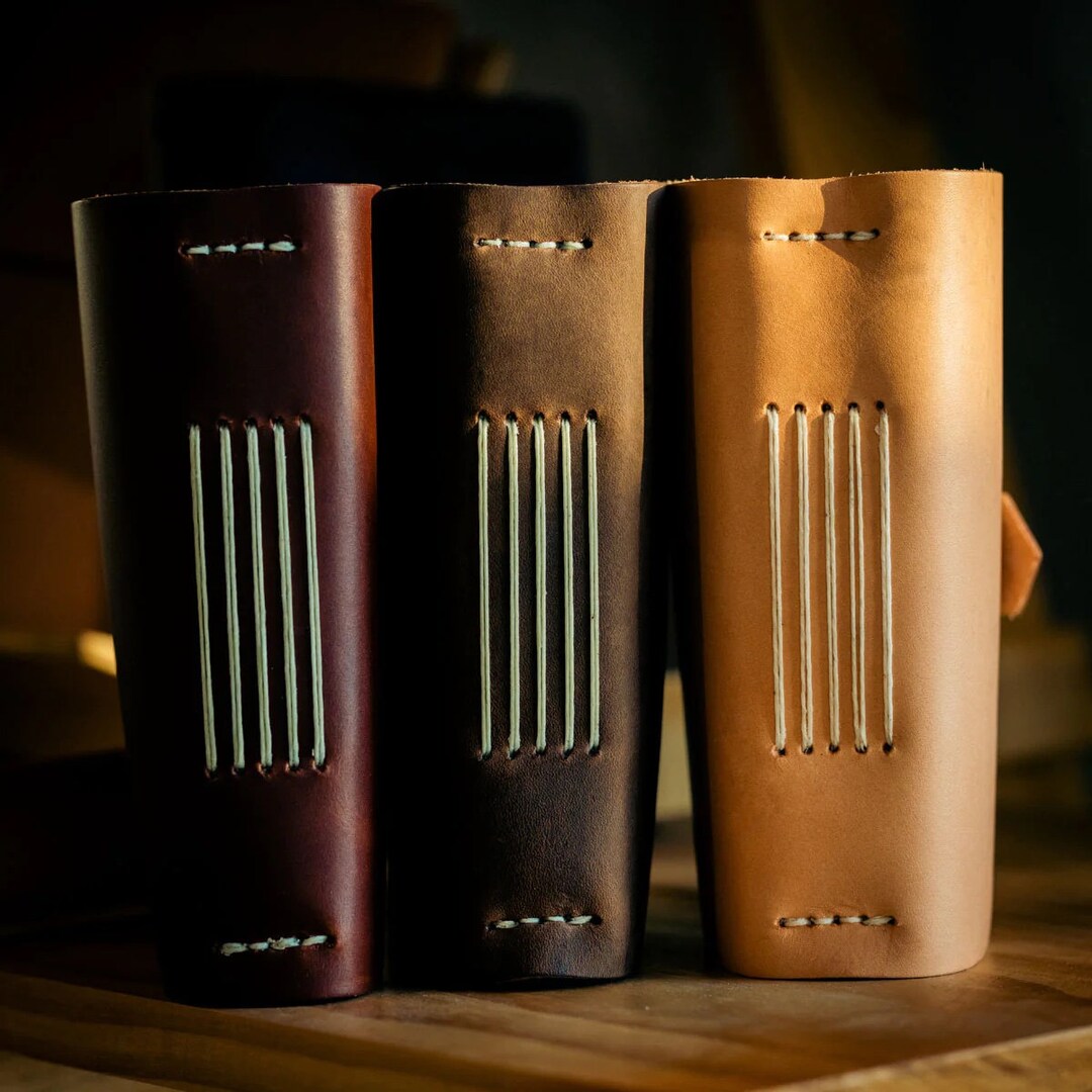 3 NEW COLORS ADDED Five Year Journal Real Leather From Rustico - Etsy