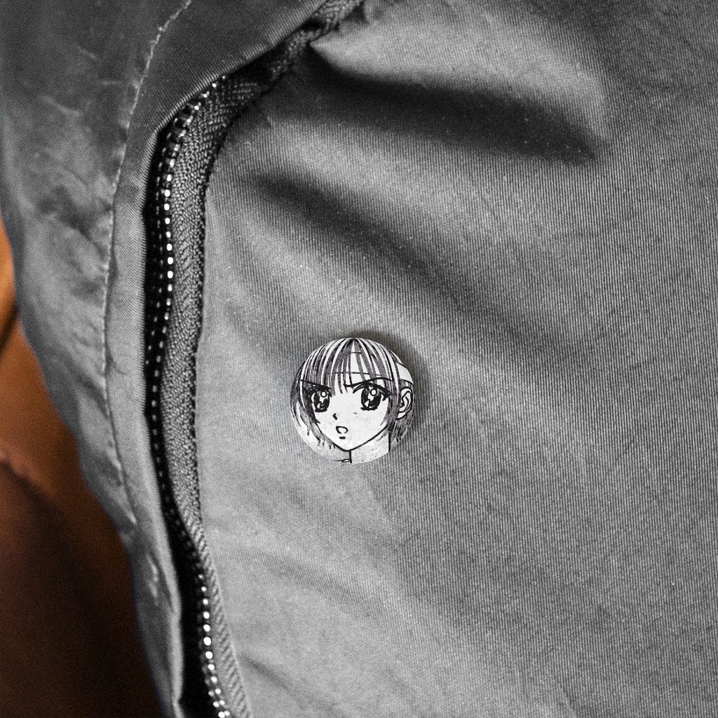 Panchiko DEATHMETAL Anime Girl Pin - Etsy Canada