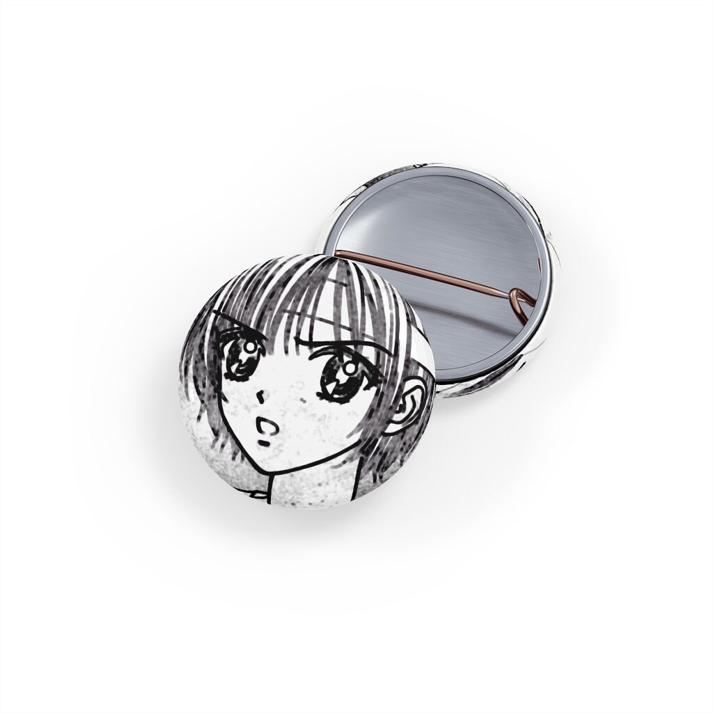 Panchiko DEATHMETAL Anime Girl Pin - Etsy
