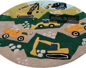 Construction Site Rug - Etsy