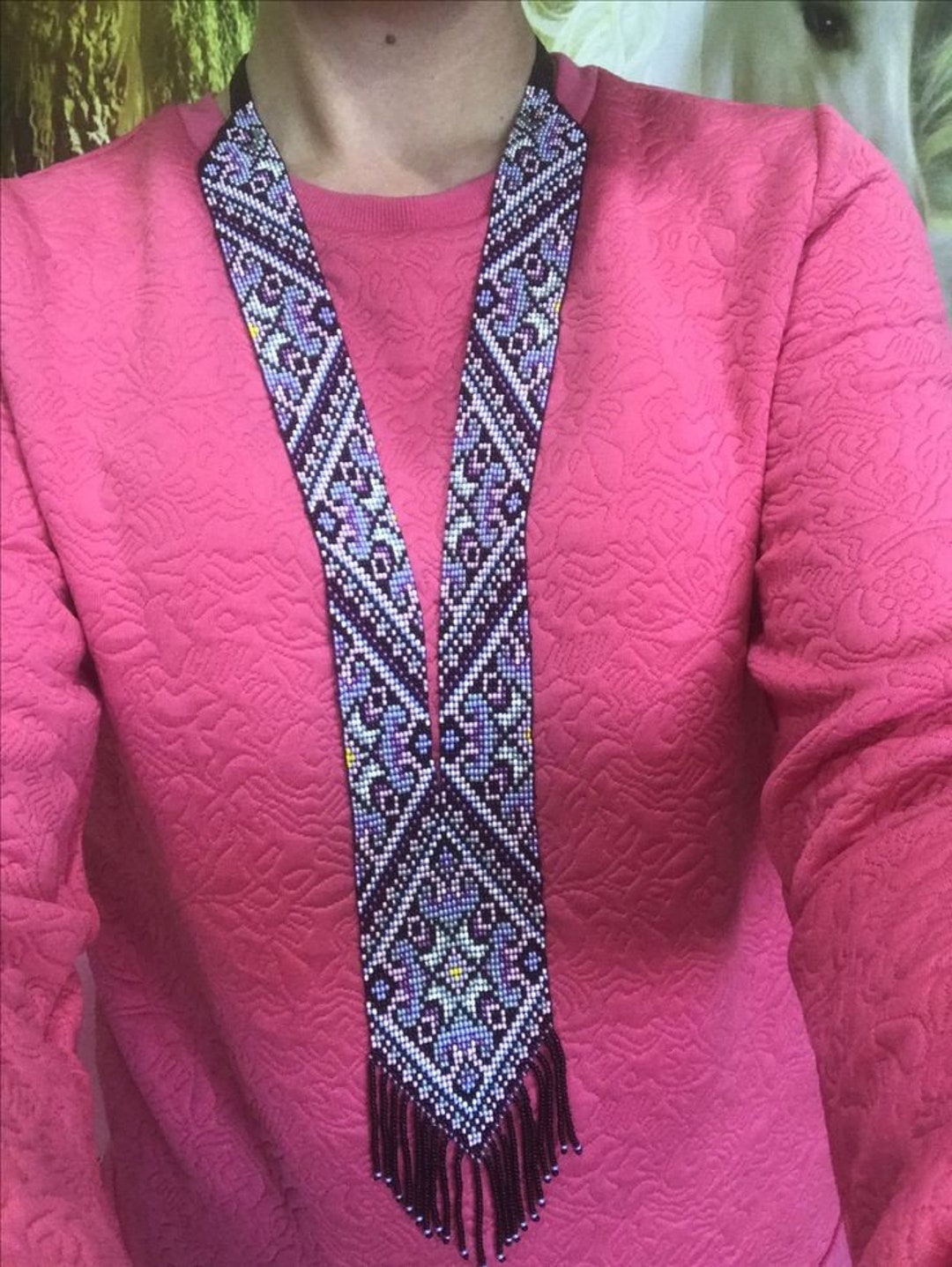 Ukrainian Gerdan,traditional Necklace,beaded Handmade,beaded Necklace ...