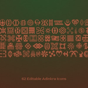 ADINKRA: Premium Icon Collection Digital Download Digital Pack Icon ...