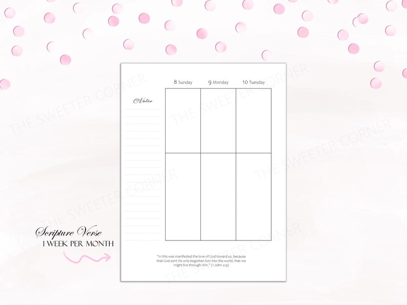 2024 Christian Planner Weekly Printable 2024 Weekly Planner - Etsy