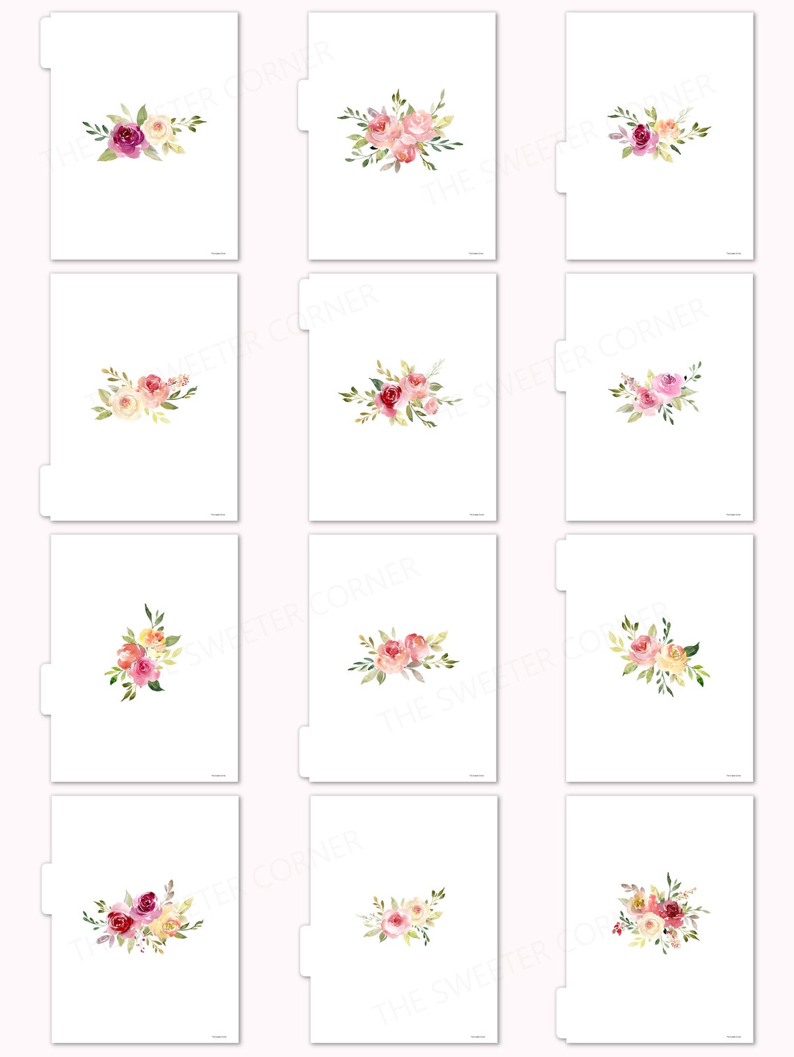 Printable Christian Planner Dividers: Faith Planner Inserts, Classic ...