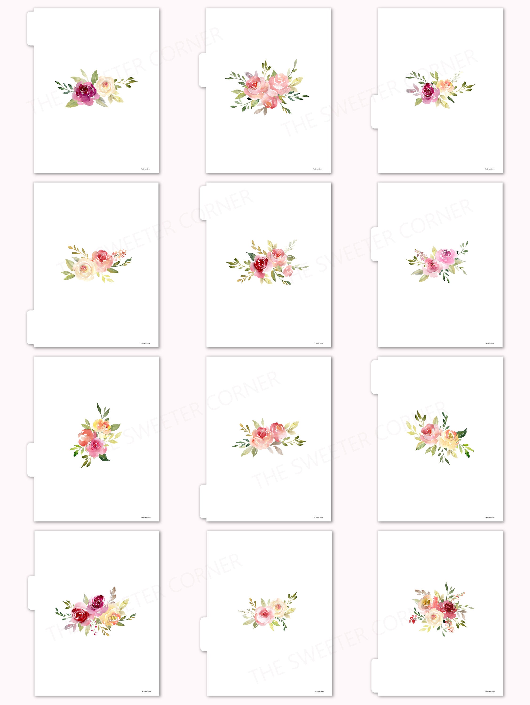 Printable Christian Planner Dividers: Faith Planner Inserts, Classic ...