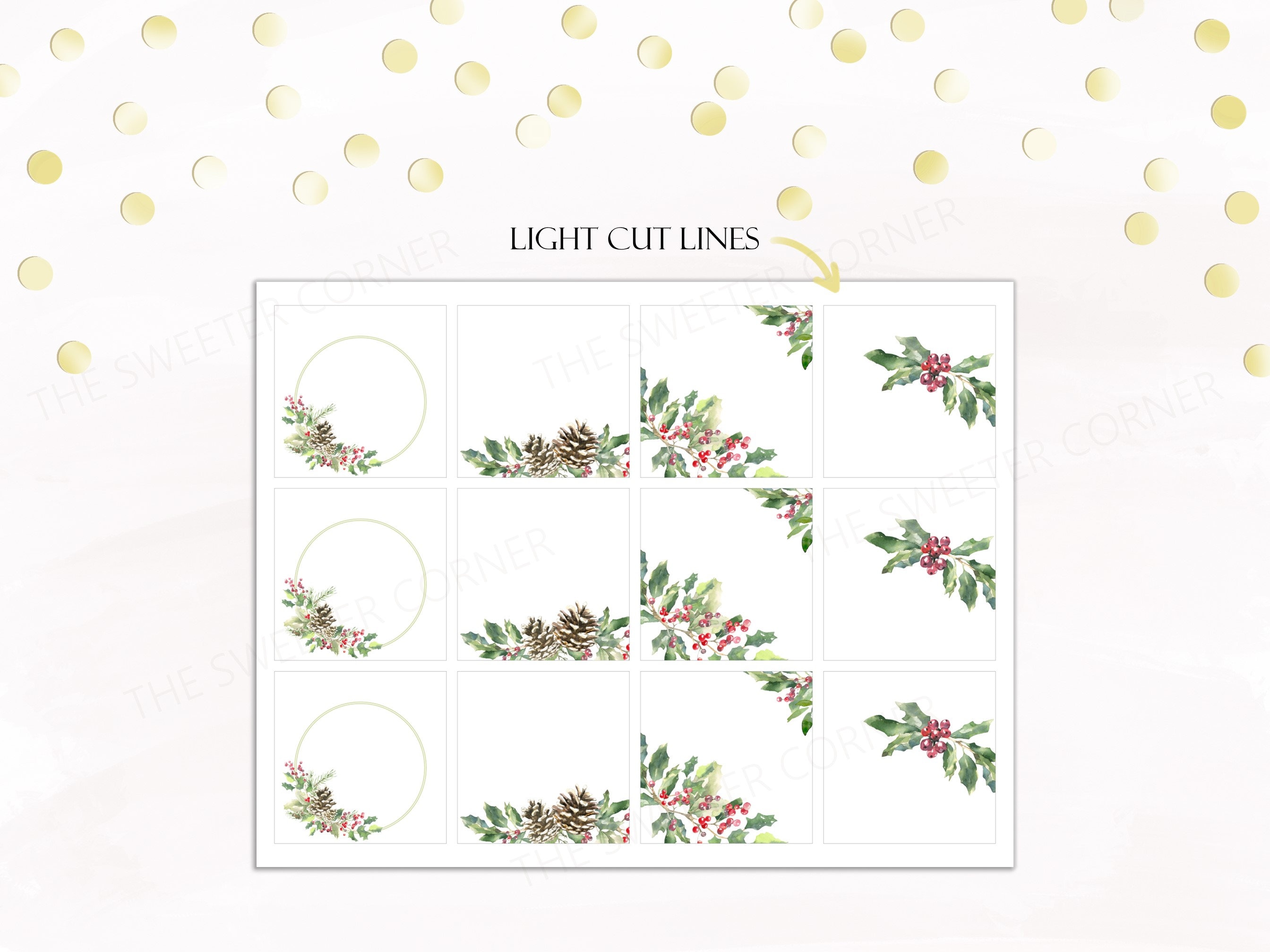 Christian Christmas Gift Tags Printable Christmas Tags - Etsy
