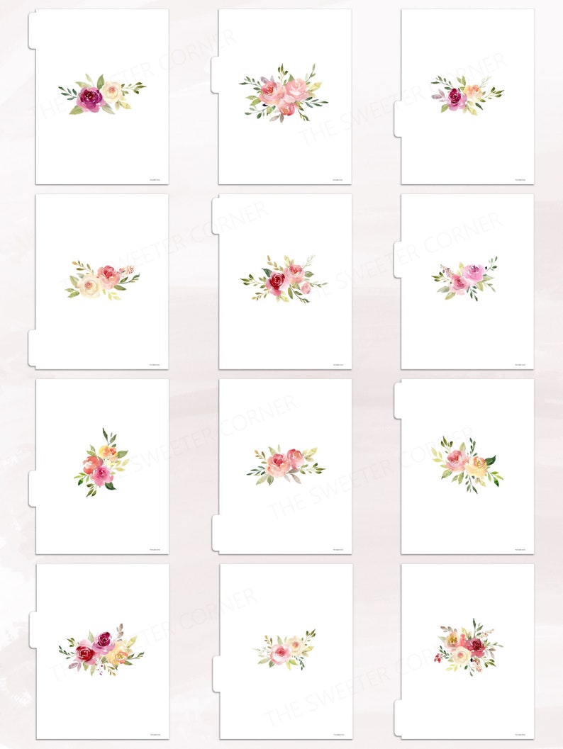 Printable Christian Planner Dividers Tabbed Dividers for - Etsy