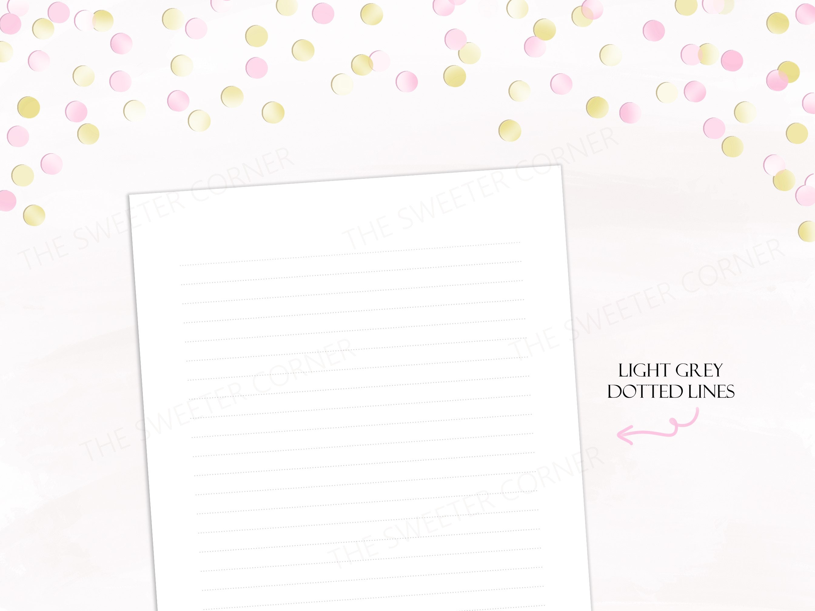 Line Printable Paper for Classic Size Planner Minimalist - Etsy