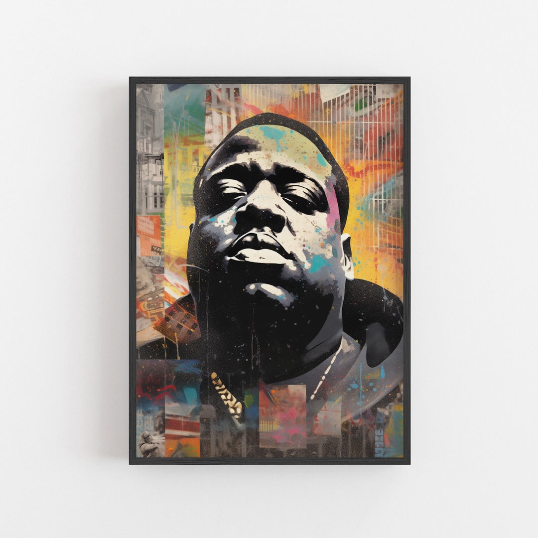 Notorious Big Poster, Biggie Smalls Poster, 90s Rap Poster, Pop Art ...
