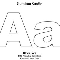 Hashtag Templates PDF Download Printable 4 Fonts & 12 Sizes - Etsy
