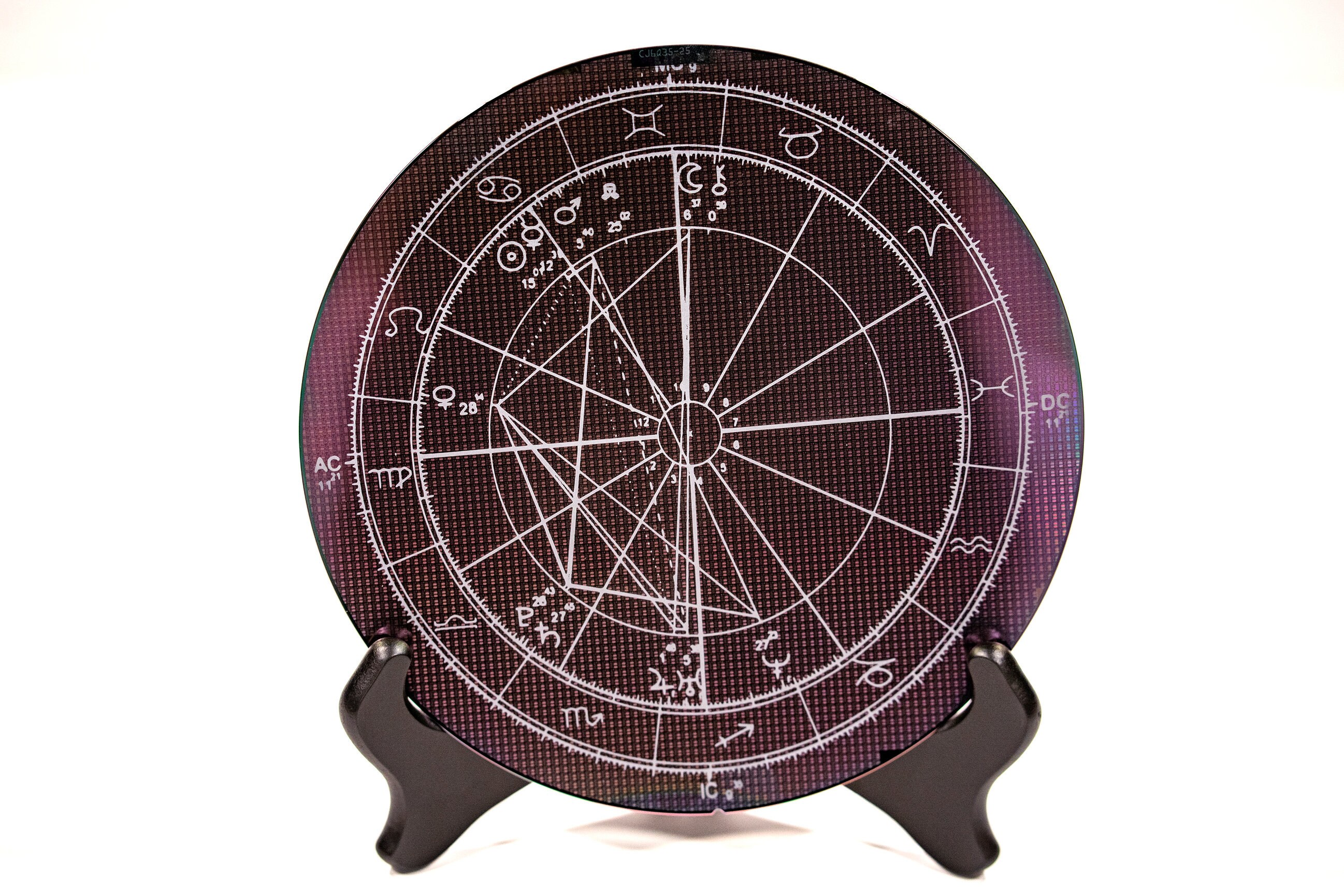 Unique Solar System Map One-of-a-kind Silicon Computer Chip Wafer Art ...