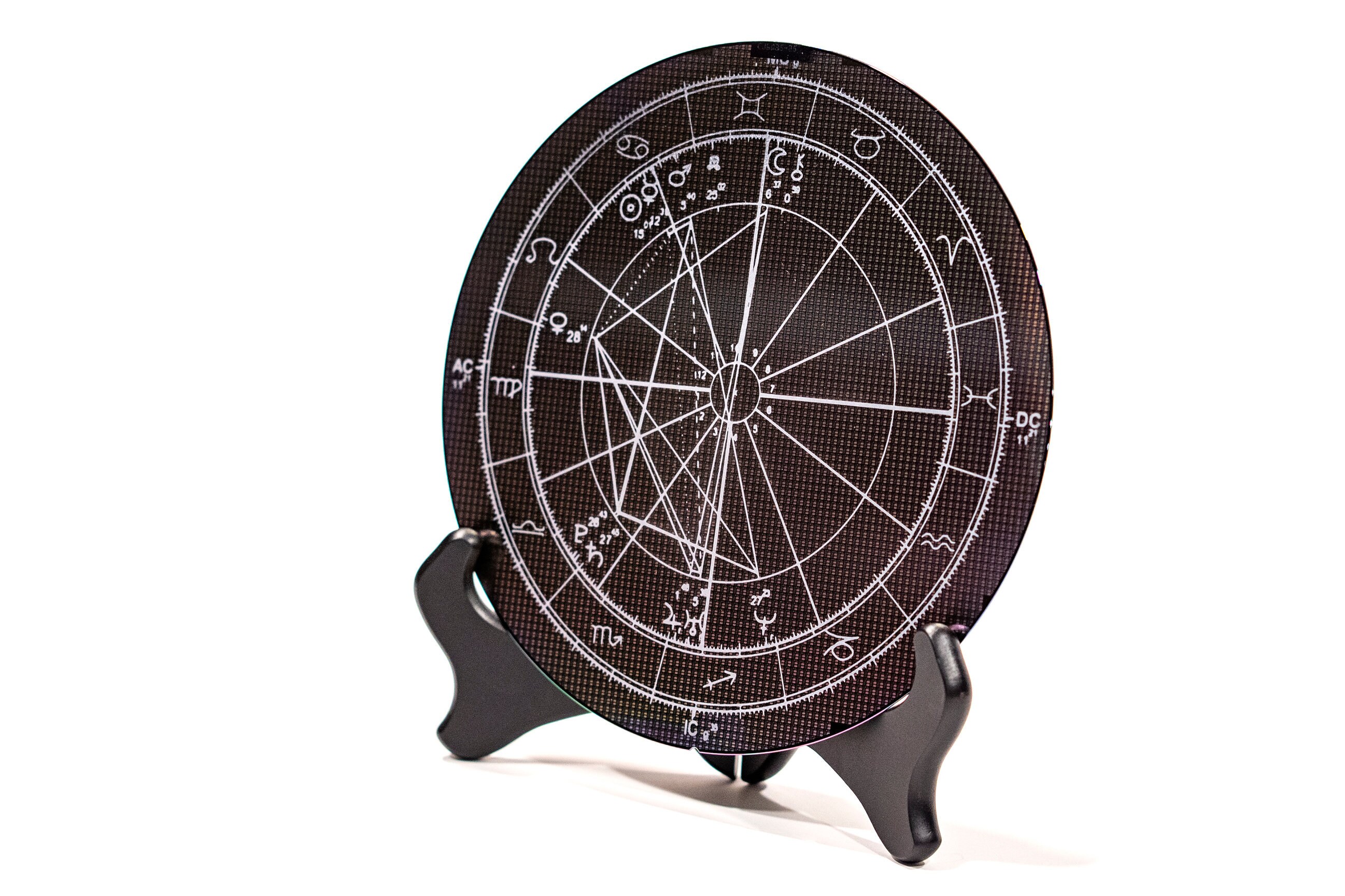 Unique Solar System Map One-of-a-kind Silicon Computer Chip Wafer Art ...