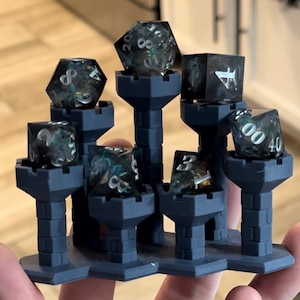 D&D Dice Display Stand Version 2.0 (STL FILE ONLY) - Etsy