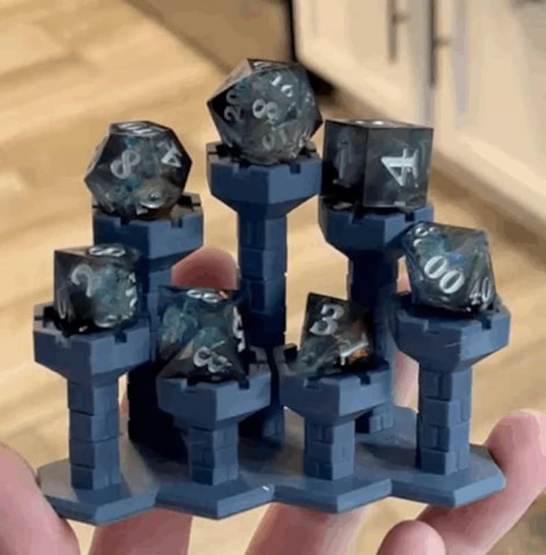D&D Dice Display Stand Version 2.0 PHYSICAL PRINT ONLY - Etsy