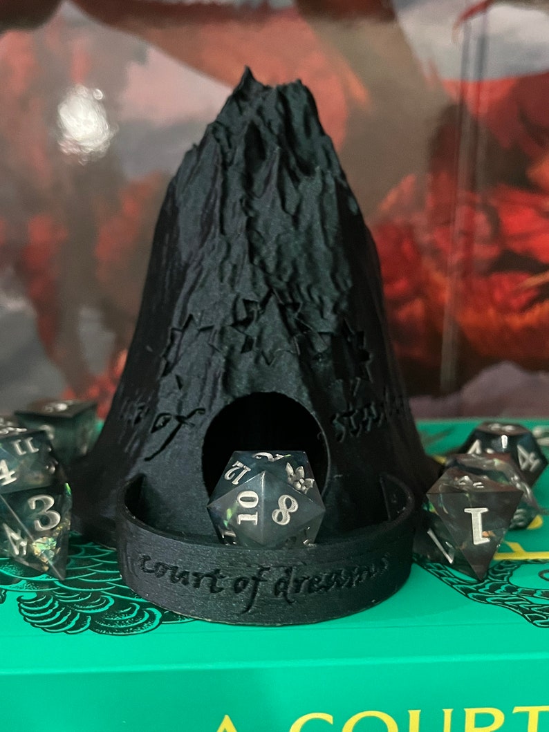 Starry Mountain Dice Tower (STL File) - Etsy