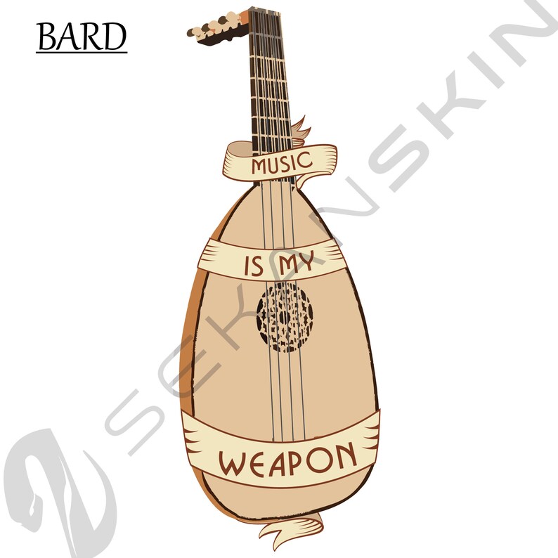 DND Class Stickers Dungeon & Dragons Role Play Vinyl Decals Nerdy, Cool ...