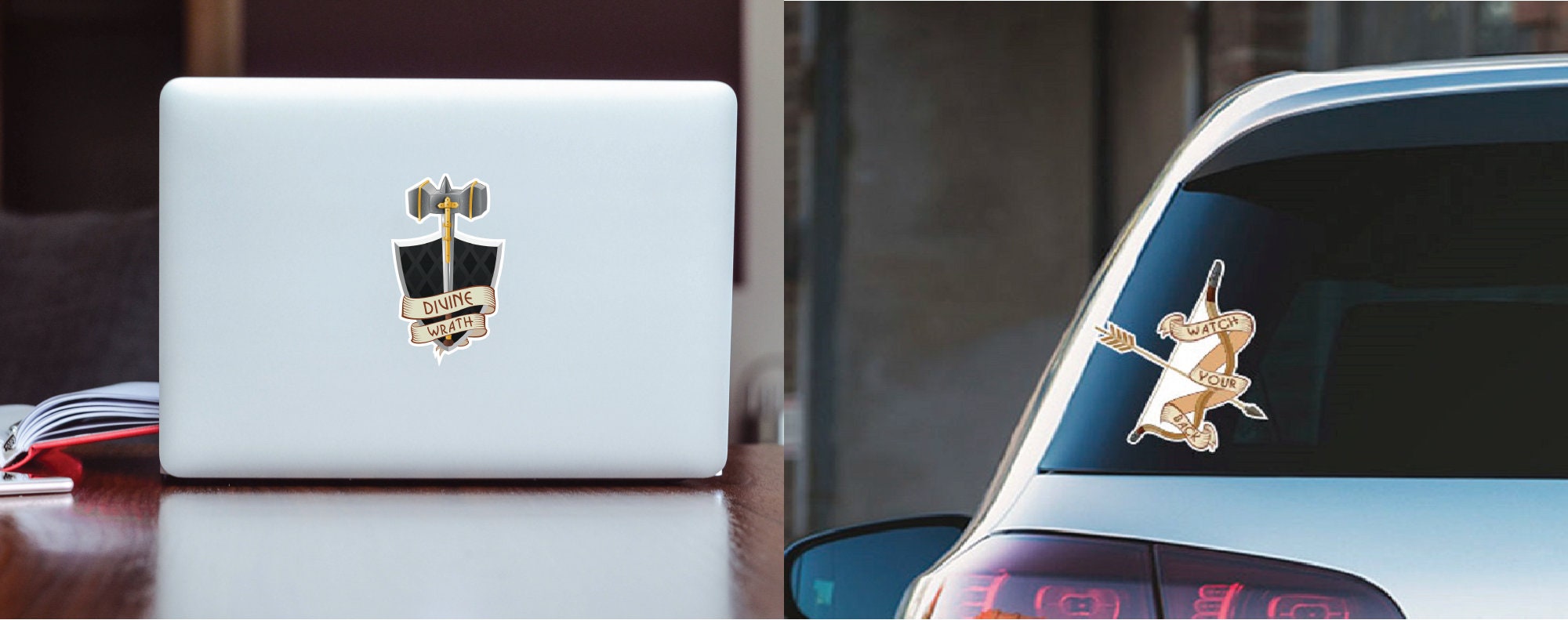 DND Class Stickers Dungeon & Dragons Role Play Vinyl Decals Nerdy, Cool ...