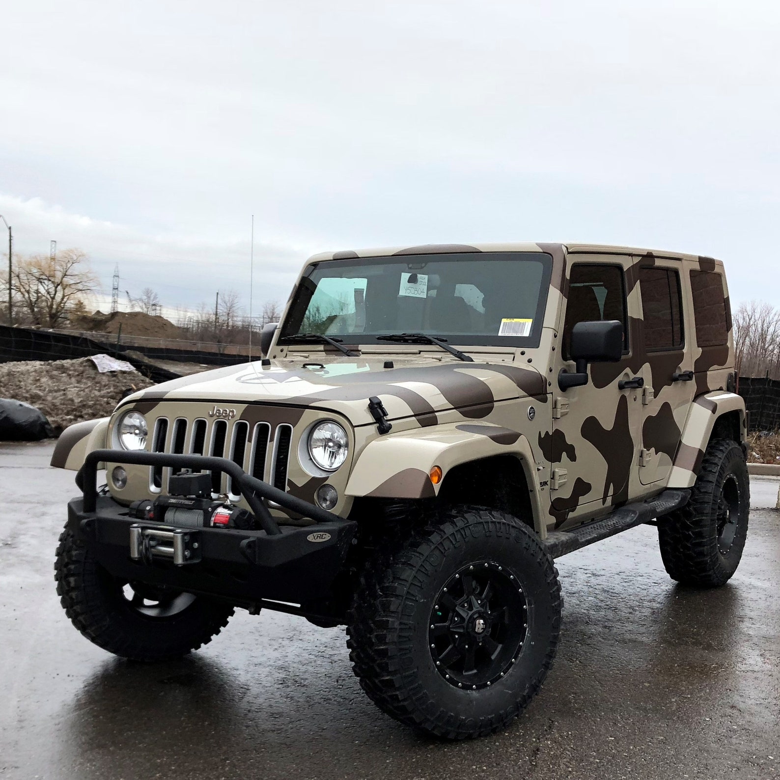 Camo Print for Jeep Wrangler Military Style Camo Decals, Full Body ...