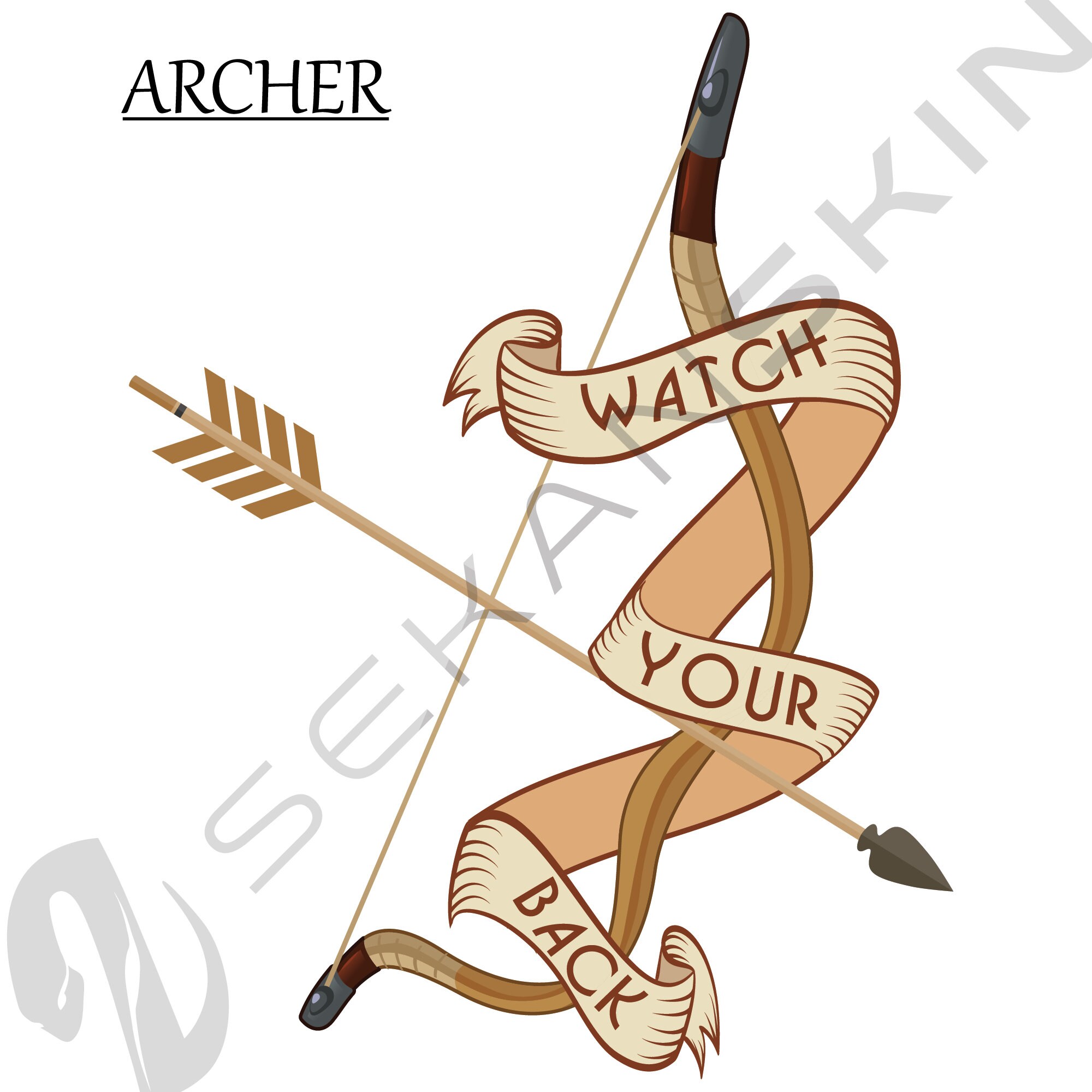 DND Class Stickers Dungeon & Dragons Role Play Vinyl Decals Nerdy, Cool ...