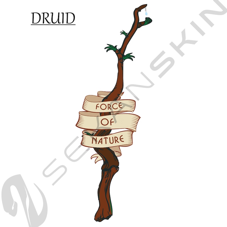 DND Class Stickers Dungeon & Dragons Role Play Vinyl Decals Nerdy, Cool ...