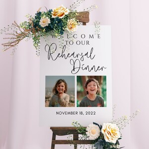 Rehearsal Dinner Sign | 24" X 36" | Rehearsal Dinner | Rehearsal Dinner ...