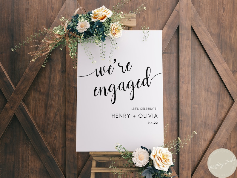 Engagement Party Sign Engagement Party Wedding Planning - Etsy