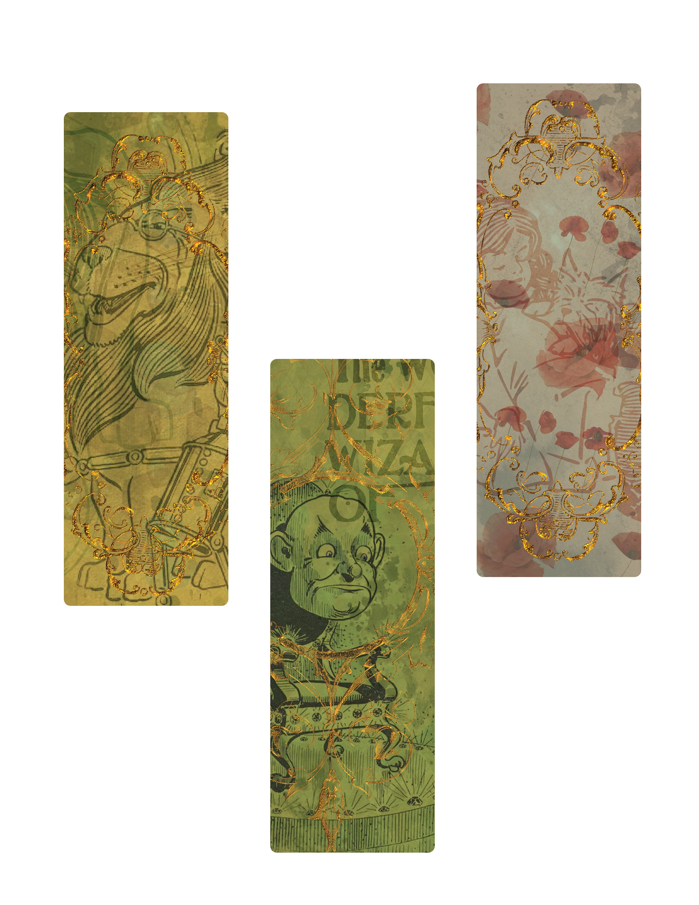 Six Printable Bookmarks Inspired by the Wizard of Oz - Etsy