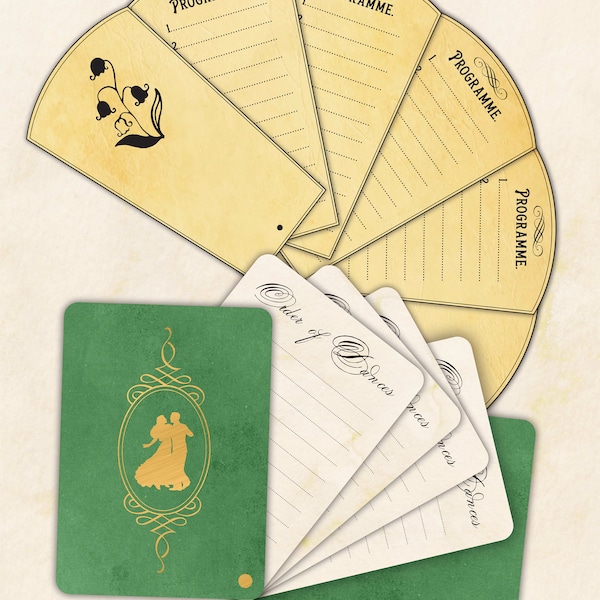 Antique Dance Cards - Etsy