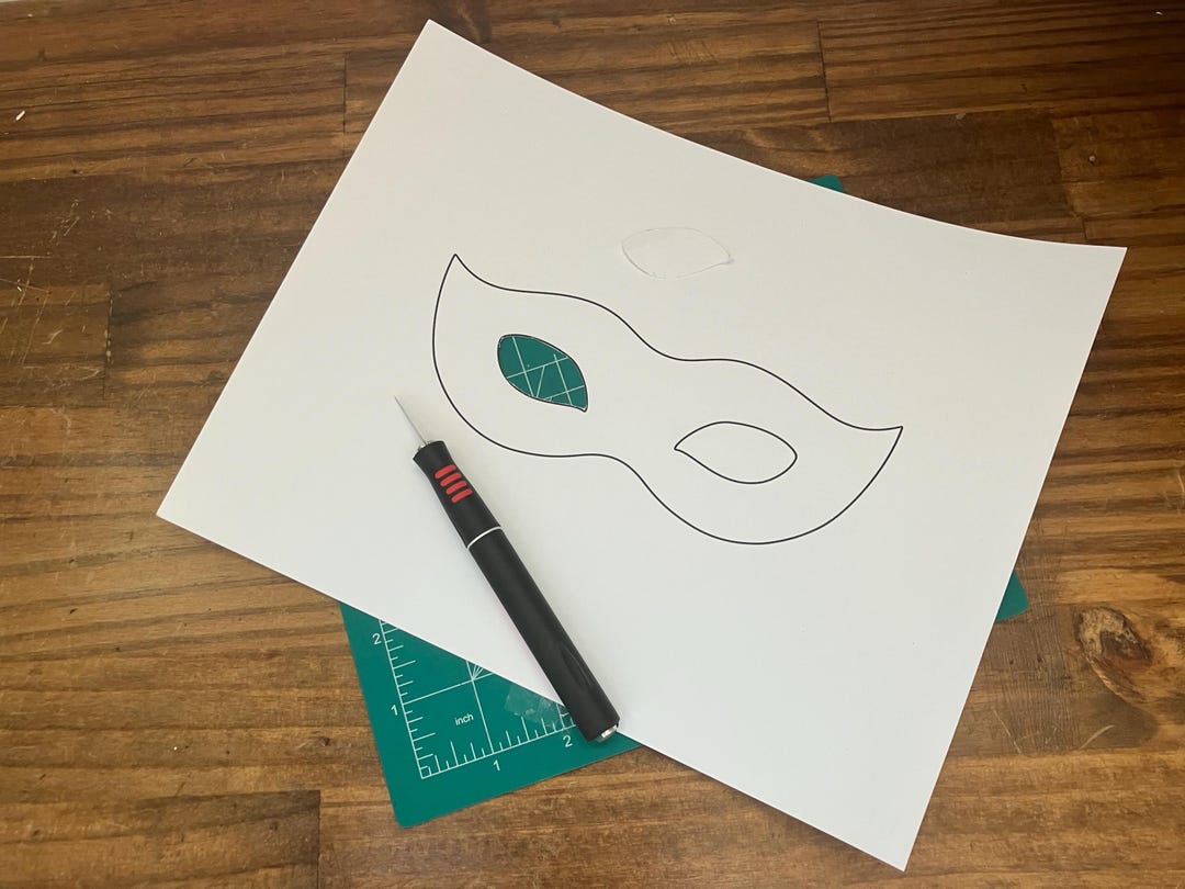 Printable Masquerade Mask for DIY - Etsy UK