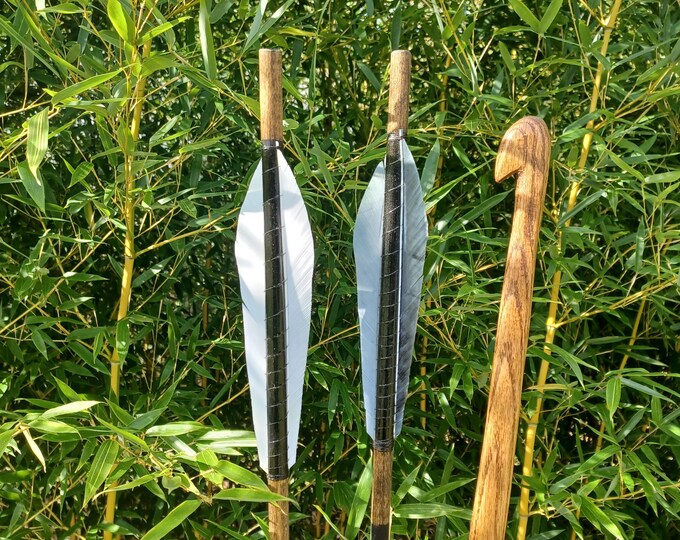 Atlatl With Two Large Darts - Etsy