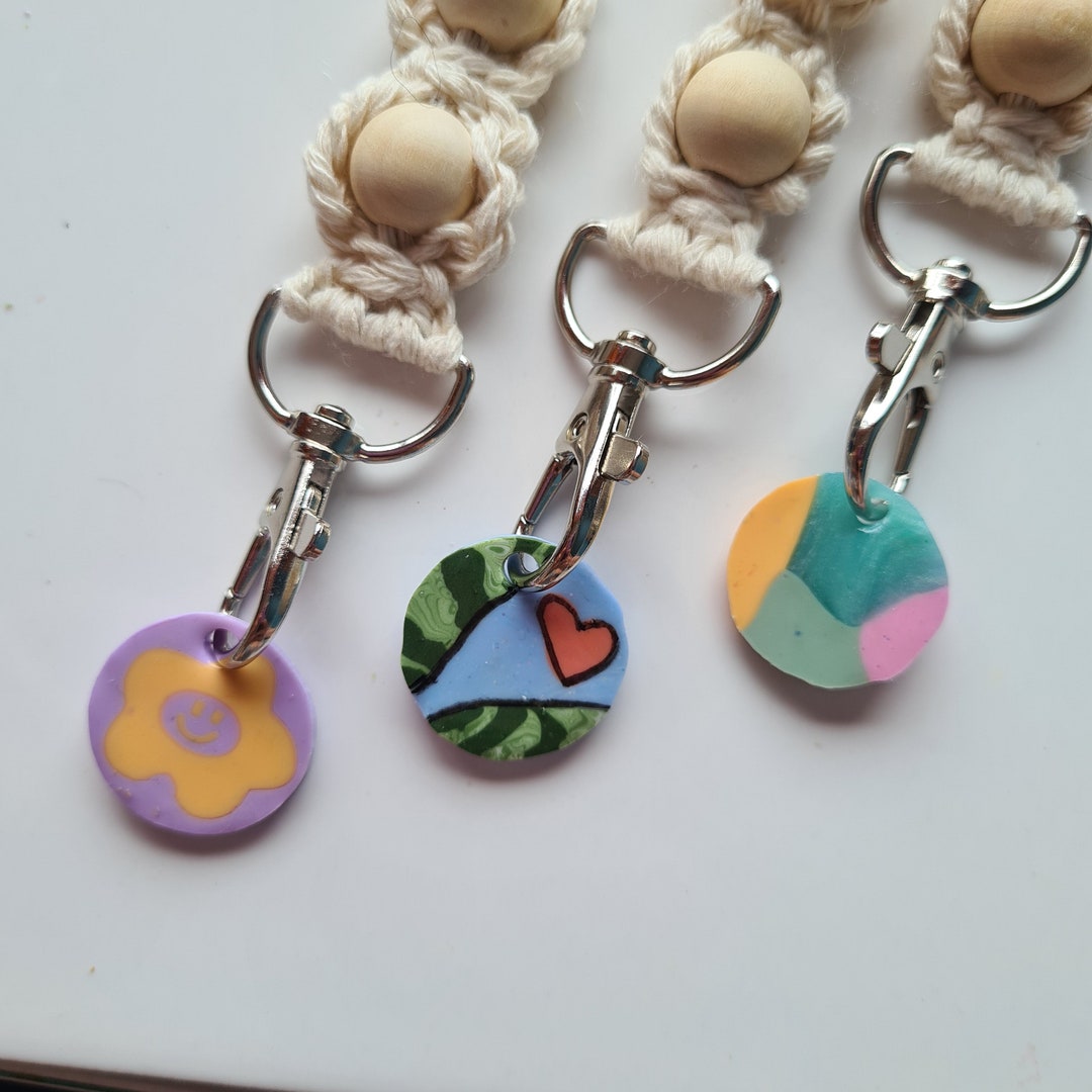 Trolley Token Coin | Locker Coin | Zip Charm | Keyring | Macrame ...