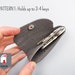 Leather Keychain Pattern PDF Keychain Template for Men DIY - Etsy