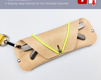 PDF Leather Sunglasses Cover Pattern, Origami Big Sunglass Case ...