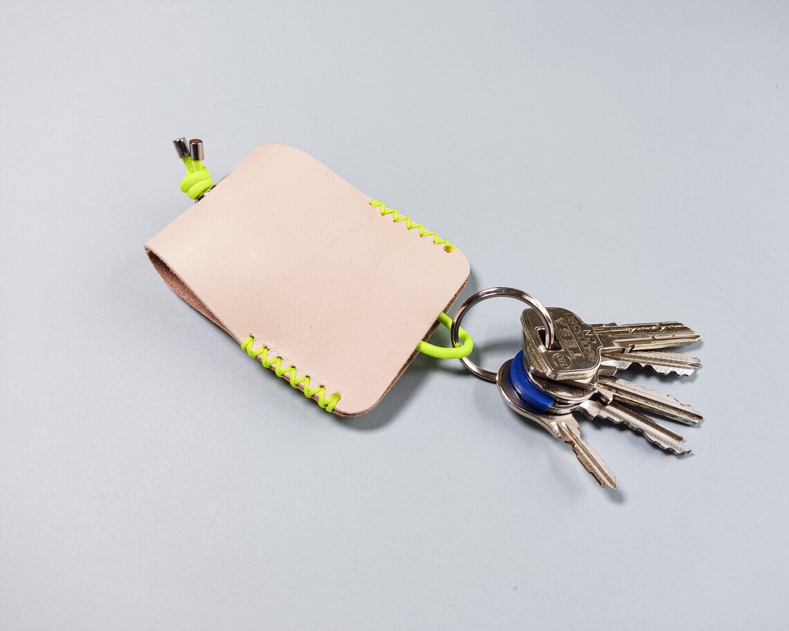 Leather Key Holder Pattern, Key Organizer Template PDF, DIY Leather ...